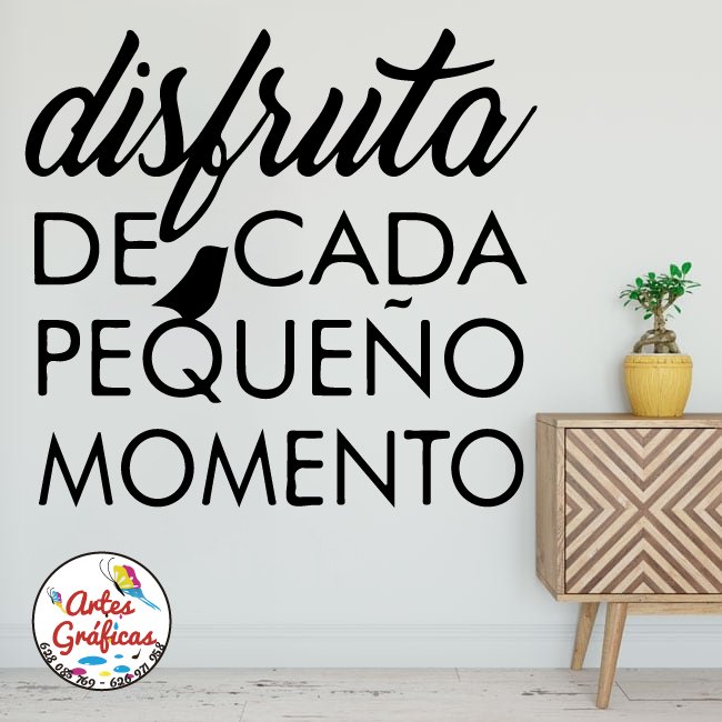 Vinilo decorativo Frases mod03 • Vinilos decorativos Tenerife